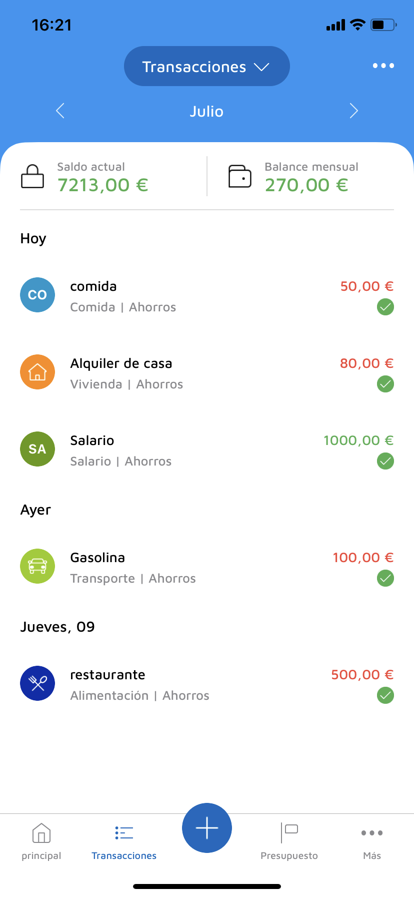 ¿Cómo habilitar la previsión de saldo por día? – Central de Ayuda