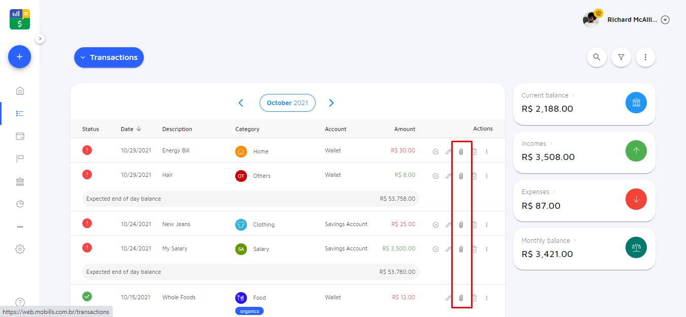 How to attach a receipt to a release? – Help Center